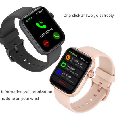 Cina cuore Rate Monitor Silica Gel di Smartwatch 1,69» Tft di chiamata di 250mah Bluetooth in vendita
