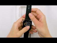 BLE5.0 Bluetooth-Smart Watchmanchet voor Bloeddrukflits 128Mb