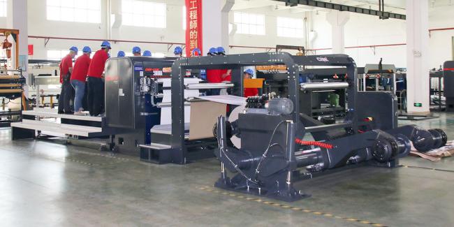 CHM-1100 High Speed Paper Sheeter front view