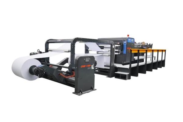 Quality CHM Paper Sheeter Machine Jumbo Roll To Sheet Paper Die Cut Machine for sale