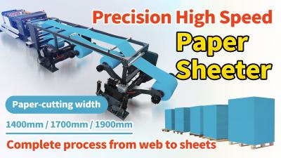 China Paper Sheet Roll To Cutting Machine More Unwind Unit for sale