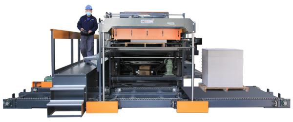 Quality CHM Machinery High speed 300/Min Auto splicing & pallet change & slitting knife for sale