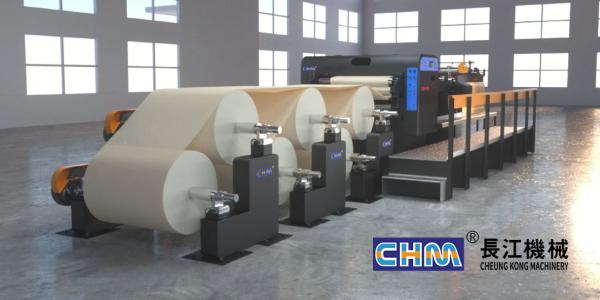 Quality L Type Paper Sheeter Machine 28g - 60g Paper Roll Chm 1400 Sheeter for sale