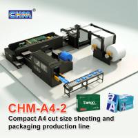 Quality CHM A4 Paper Production Line with 10 reams/min Output, 840mm Net Width and Fully for sale
