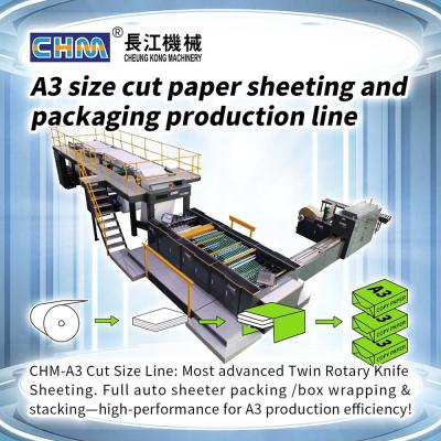 China CHM A4A3 Paper 5rolls  5 Pockets Cutting And Packaging Machine A4 Making Machine for sale