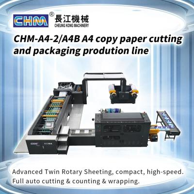 China A4 Copy Cutting  And Packing Machine Output10 Reams Per  Minutes A4 Paper Production Line CHM Machine for sale