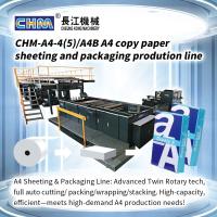 China CHM Machine  A3A4 Paper Sheeter And Packing Machine Production Line for sale
