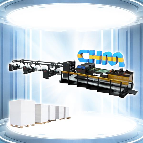 Quality High Speed Paper Sheeter 300 Cuts/Min Chm Machine 60GSM - 500GSM for sale
