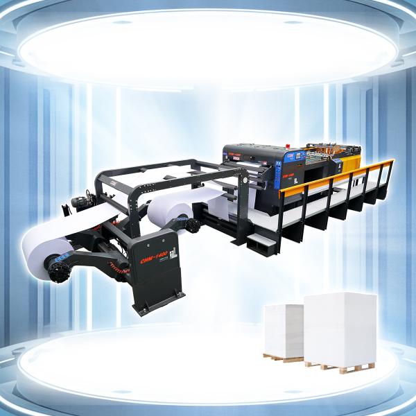 Quality CHM Paper Sheeter Machine Jumbo Roll To Sheet  Paper Die Cut Machine for sale