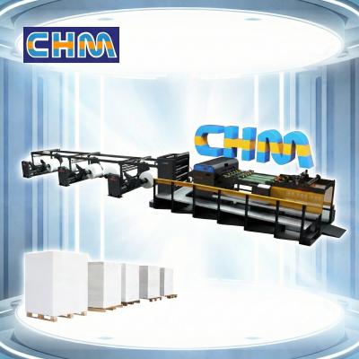 China Ac Servo Paper Roll Cutting Machine Precision 60-550GSM Paper Cutting Machinery for sale