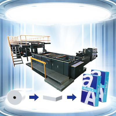 China A4 Size Paper Sheeting And Packing Machine A4 Making Machine 280m/Min for sale