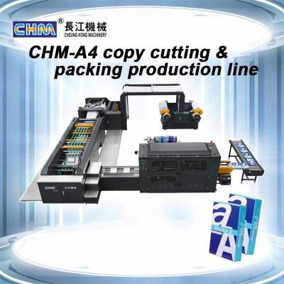 China CHM A4 Paper Cutting Machine ManufacturingHigh-Grade Copy Paper Production Line for sale
