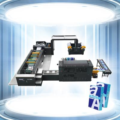China Small Copy Paper Fully Automatic Sheeting A4 Paper Cutting Machine And Packing Production Line Making Machines for sale