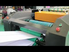A4 2 copy paper sheeting and wrapping machine