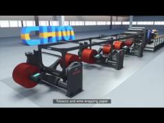 L-Type Up And Low Paper Roll To Sheet Cutting Machine for cutting 28g to 60g Paper between grams