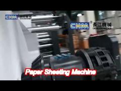 380v 50hz paper sheeting machine 300m/min  jumbo roll cutting machine
