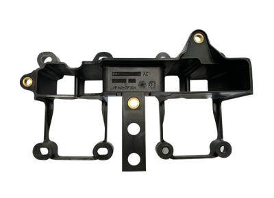 China Plastic Injection Mold for Home Appliance Plastic Parts with Inserts PP Material Black for sale
