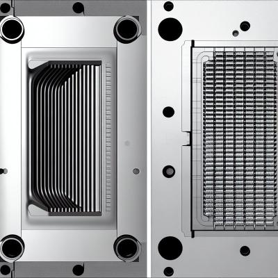 中国 ファンゲート射出成形金型を備えたテクスチャード表面仕上げ包装金型 販売のため