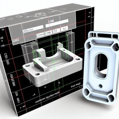 중국 디자인 소프트웨어 CAM 제품용 맞춤형 주사 곰팡이 포장 곰팡이 판매용