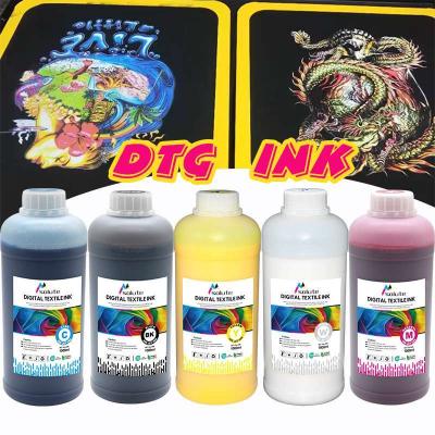 China Vibrant Colors Pigment Based Ink For Cutting Pieces Garments DTG Printing for sale
