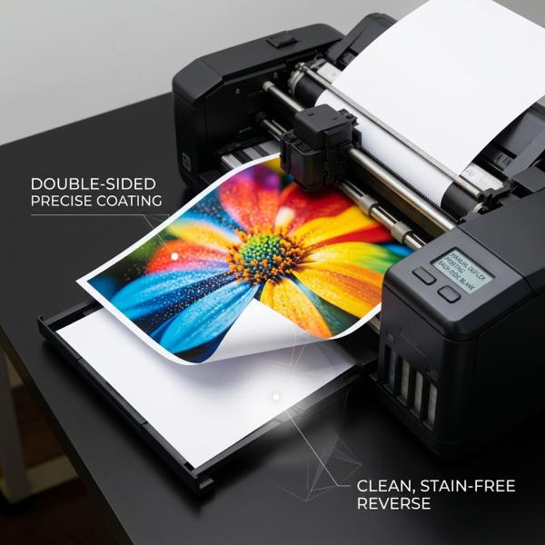 Quality Flexibility Inkjet Glossy Sticker Paper 115g A4 A3 For Advertising Displays And Signage for sale