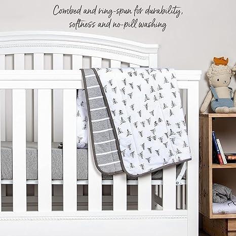 Baby blanket in Pine Forest color