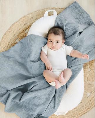 China 3 Pack Muslin Swaddle Blankets for Unisex, Newborn Receiving Blanket for sale