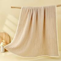 Quality Soft Skin Friendly 100*100cm Lightweight Gauze Blanket Cotton Gauze Throw for sale