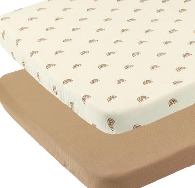 Cina Gaze Bassinet Sheet Set Ultra Soft Stile Moderno Con Molti Colori in vendita