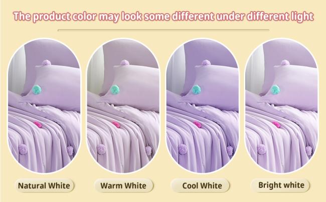 Complete toddler bedding set in room setting