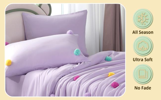 Complete bedding set displayed in elegant packaging