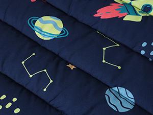 Close-up of premium polyester fabric texture