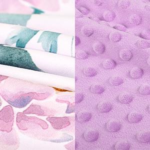 Minky dot fabric texture