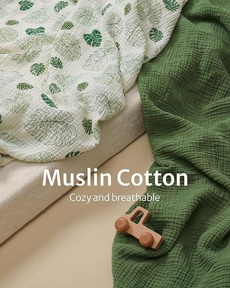 Quality Gauze Bassinet Sheet Set Ultra Soft Modern Style With Multiple Colors for sale