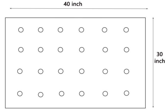 Baby blanket packaging and size demonstration