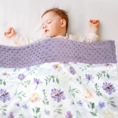 China Double Layer Durable Infant Weighted Blanket Baby Sleeping Blanket for sale