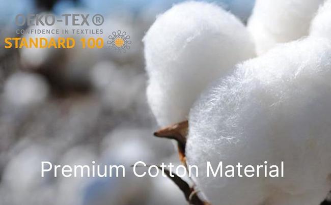 Close-up of soft cotton gauze fabric texture