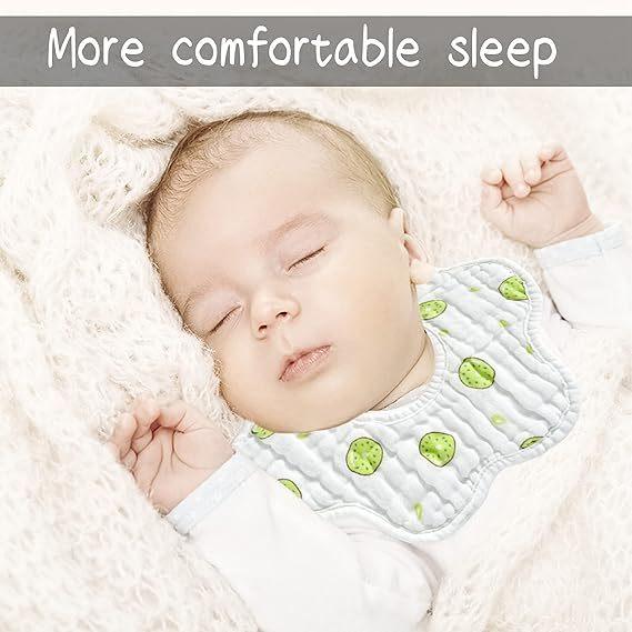 Quality 6-Piece Absorbent Muslin Bibs Skin Friendly Multiple Colors For Easy Washing for sale