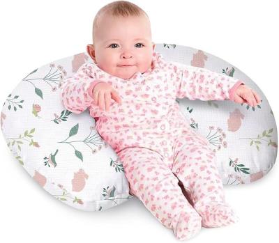 China 100% Cotton Portable Infant Feeding Pillow Feeding And Support Pillow For Mom Breastfeeding for sale