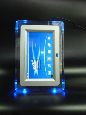 China Apple shape Acrylic Electronic Digital Photo Frame 250-300cd/m2 Brightness 4 Blue LED Lights for sale
