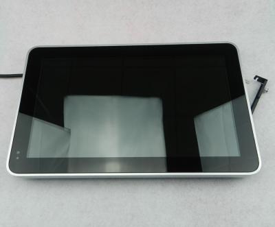 China Freie Stellung 15,6 Zoll LCD-digitales Bilderrahmen mit Apple-Fall-Temperament-Glas zu verkaufen