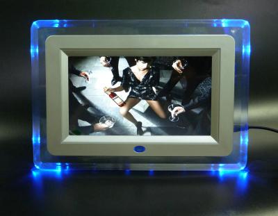 Cina acrilico trasparente di Digital di risoluzione 1024x600p della struttura LCD della foto per la decorazione in vendita