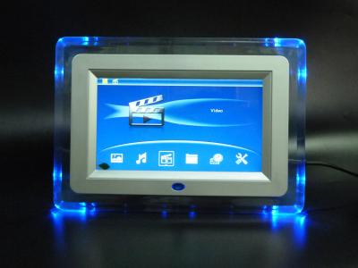 Cina acrilico trasparente di Digital di risoluzione 1024x600p della struttura LCD della foto per la decorazione in vendita