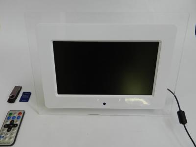 China Quadro acrílico da foto do LCD Digitas do aniversário de casamento 10 da polegada bonita com 2 oradores à venda