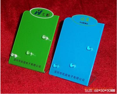China Green / Blue Portable Acrylic Brochure Display Stands For Shopping Malls for sale