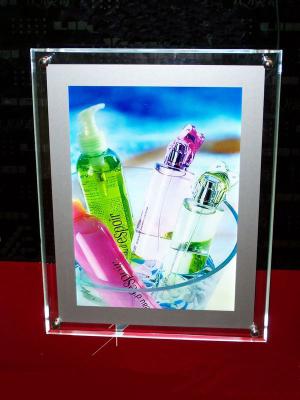 China Transparente zeitgenössische Foto-Rahmen, Supermarkt-Acrylhalter-Anzeige zu verkaufen