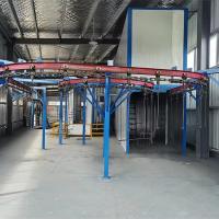 China Heavy Duty Automatic Powder Coating Machine Reduced Waste Scratch Proof for sale