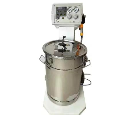 Κίνα 500W 220V Κινούμενο χειροκίνητο ηλεκτροστατικό μηχάνημα ψεκασμού σκόνης για επικάλυψη επιφανείας μετάλλου προς πώληση