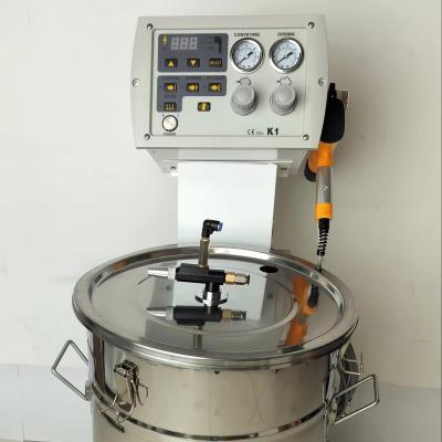 中国 HXC-KI 手動電気静止粉末噴霧装置 ローラー付き 鋼材基板用 販売のため