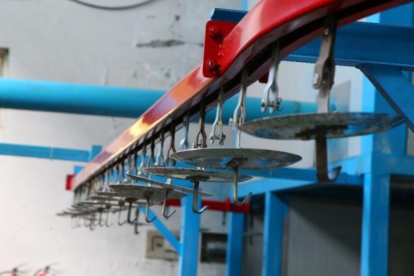 Quality Adjustable Speed Automatic Powder Coating Machine High Productivity for sale